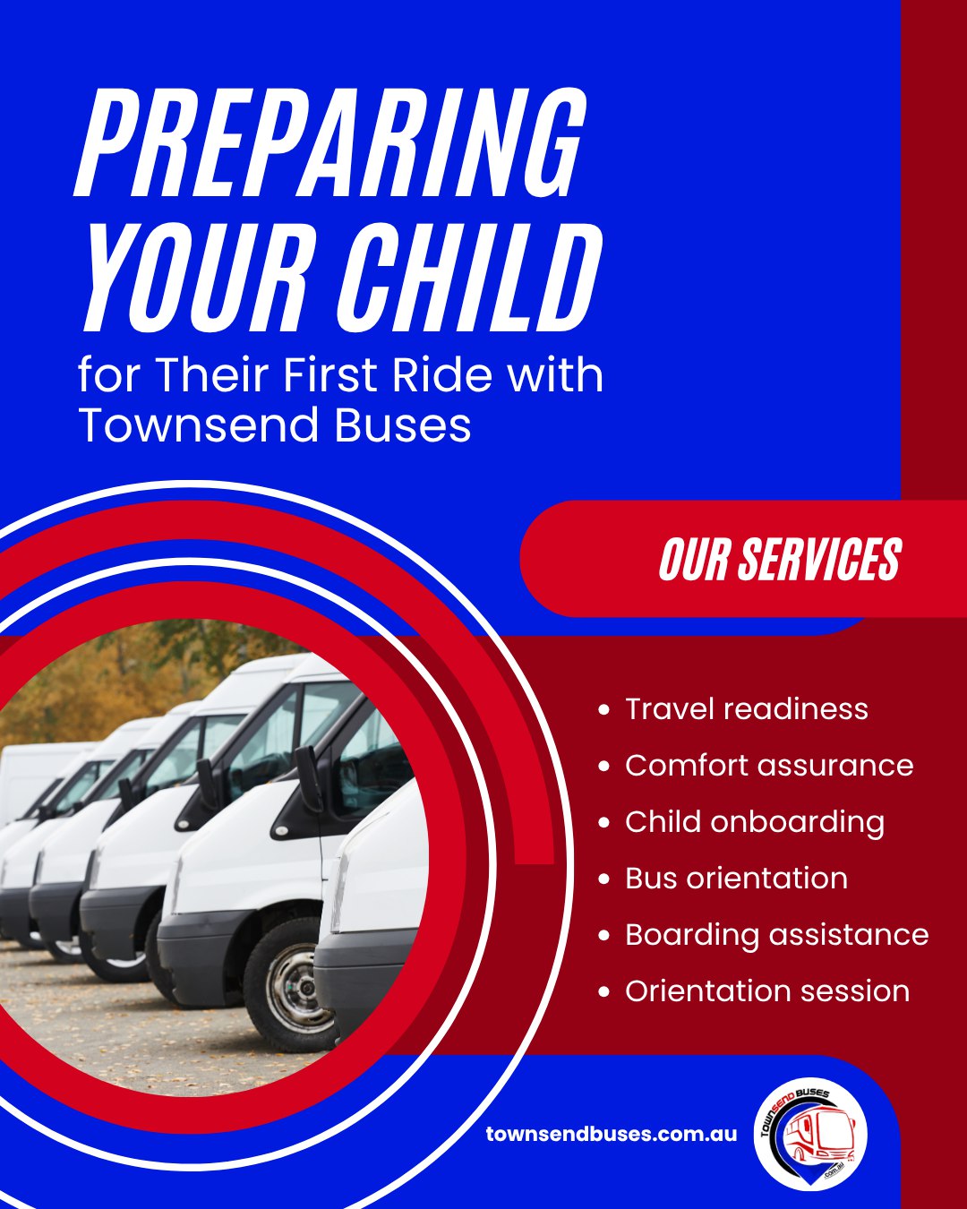 First Ride Prep - Townsend Buses